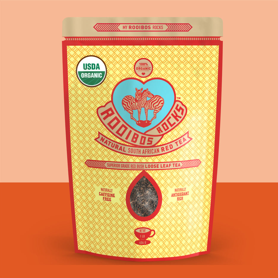 Shop page for 100ct Rooibos Rocks Rooibos Tea. 100% USDA Organic, Natu